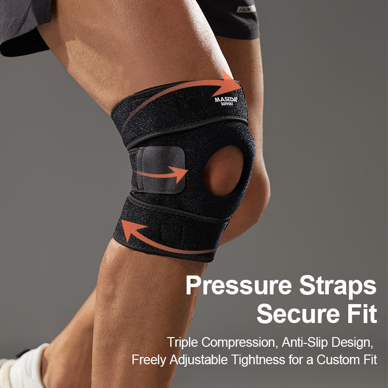 Neoprene Sport Elastic Knee Sleeve Osteoarthritis Knee Support Knee ...