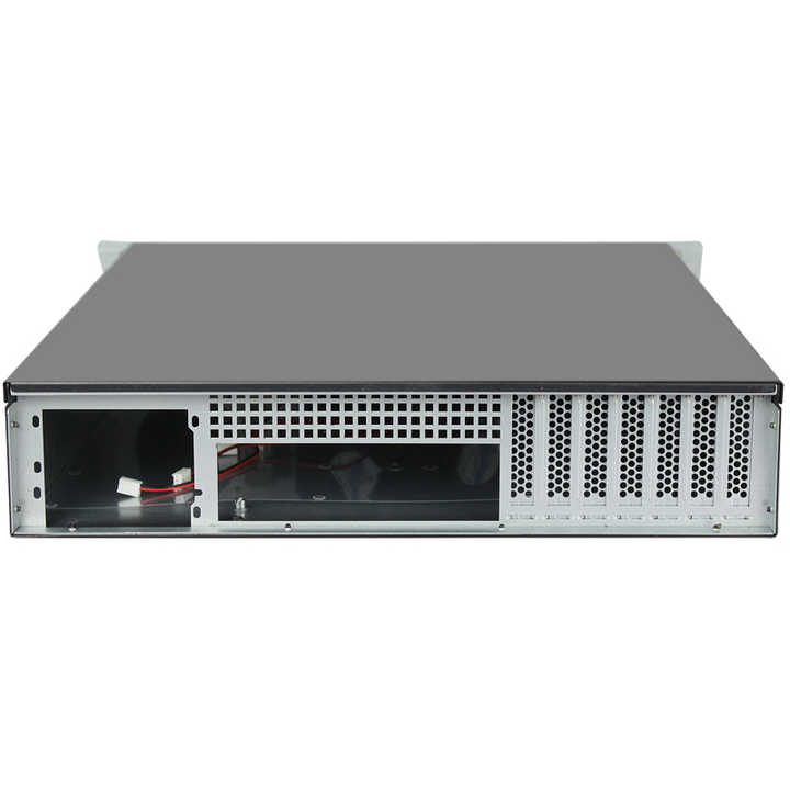 19 Inch Rackmount 2U Server Case with 550W Redundant Power