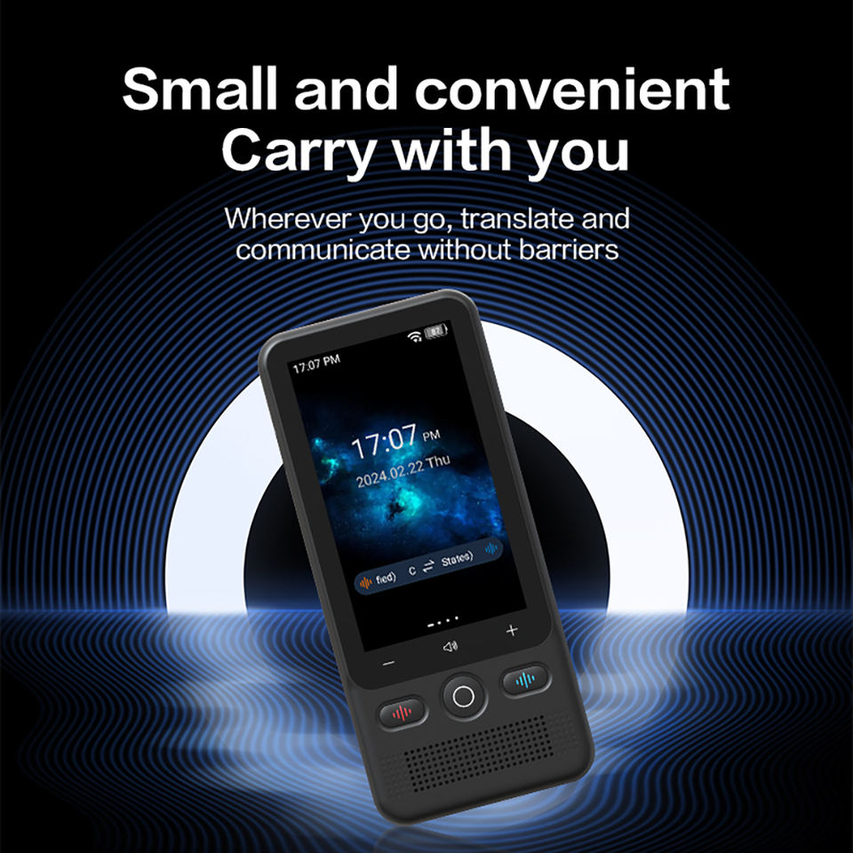 Smart Portable Electronic Translator 138 Online Languages Voice ...