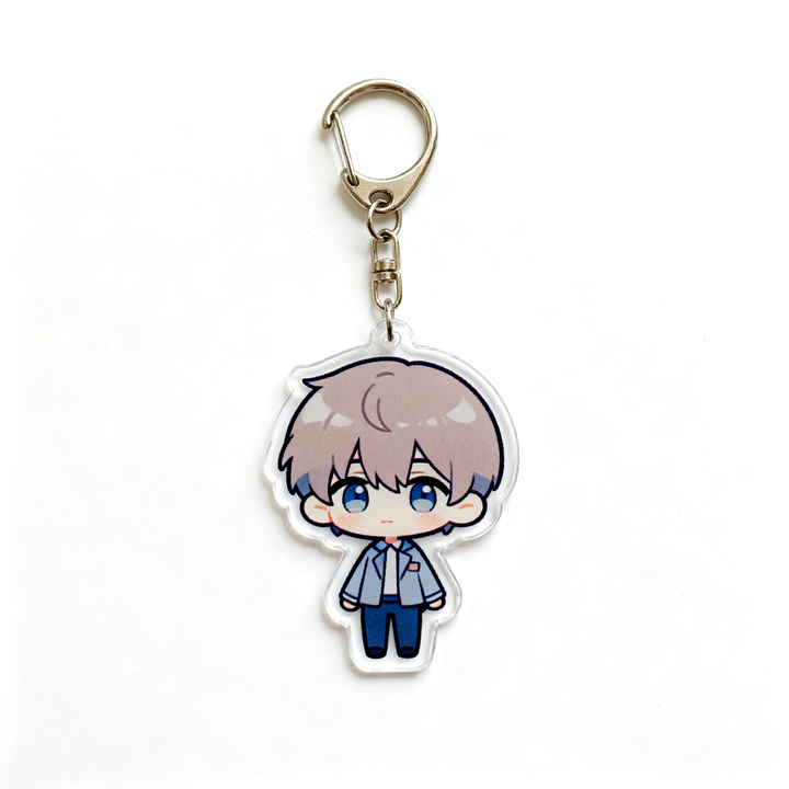 Custom Logo Durable Clear Acrylic Keychains UV Printed Anime and ...
