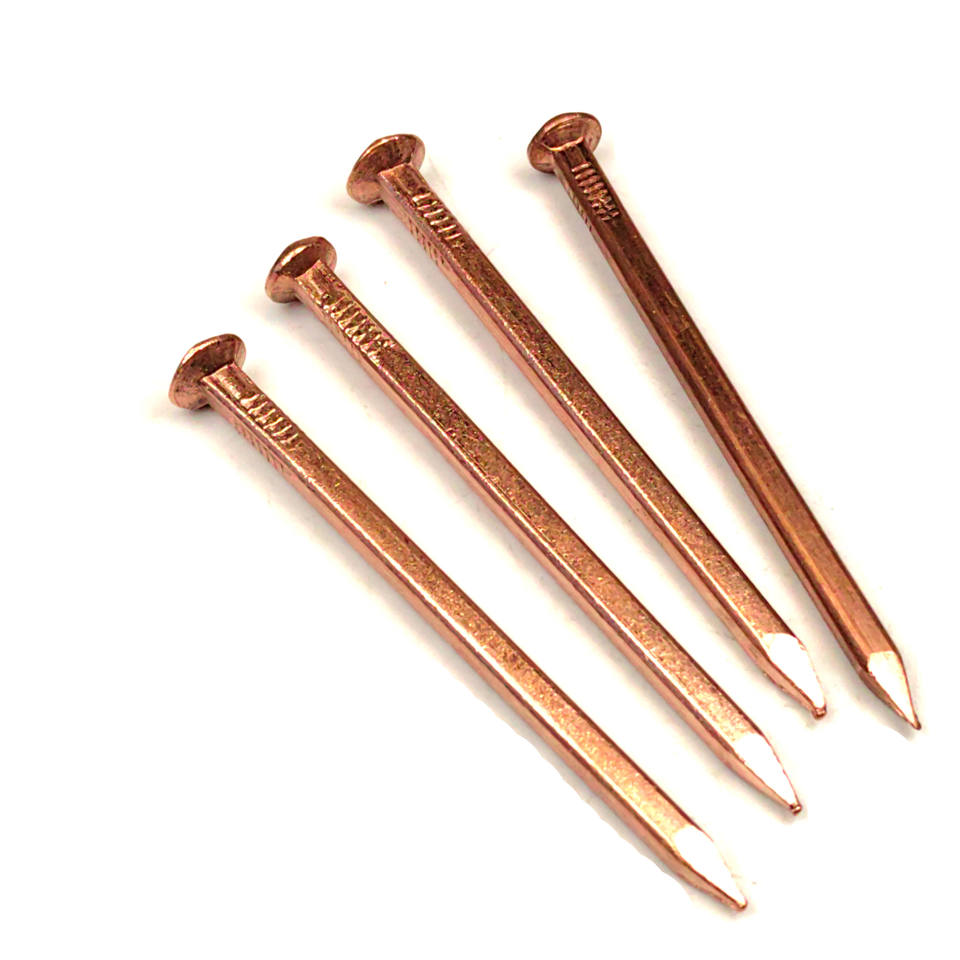 4 Inch Copper Nails - Durable Boat Nails for Construction