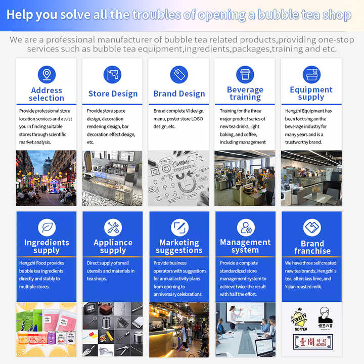 HENGZHI Intelligent Fully Automatic Boba Tea Maker Machine