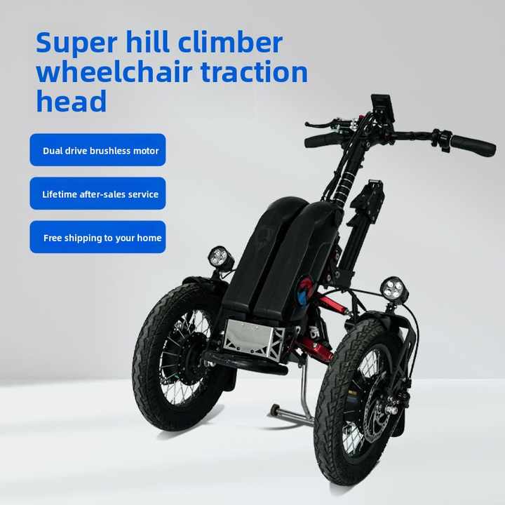 Dual Wheel Adjustable All-Terrain Hand Bike Conversion Kit Outdoor ...