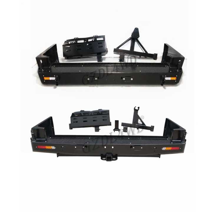 LX470 Rear Bumper for Landcruiser LC100 - Heavy Duty Protection
