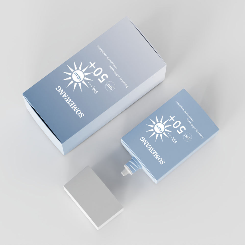 60ml HDPE Bottle Custom Logo Square Shape Sunscreen Tube Bottle With ...