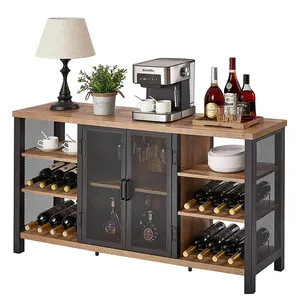 Mueble Bar Buffet Aparador Tipo Buffet Con Mueble Bar De Madera Con