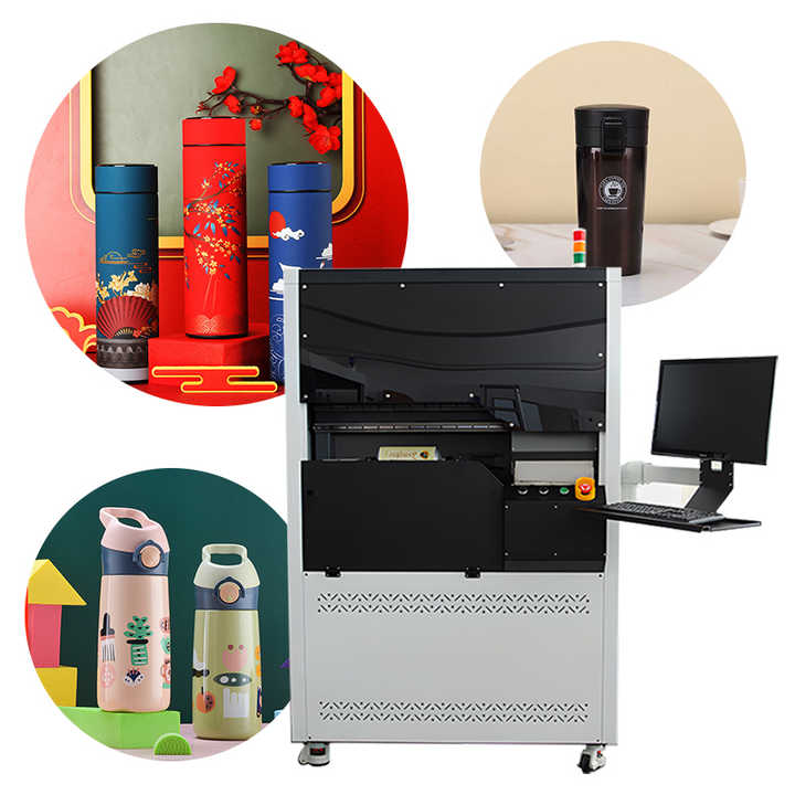 Cylindrical Bottle UV Printer - 360 Degree Digital Printing