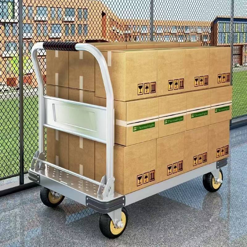 Customizable Heavy Duty Foldable Steel Platform Trolley with Sponge ...