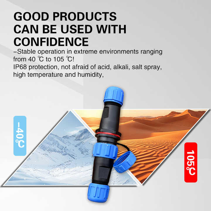 Xilian M21 Circular Automotive Waterproof Power Connector Male Female ...