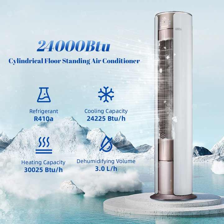 Gree 3HP Standing Air Conditioner - 2ton 24000btu Inverter