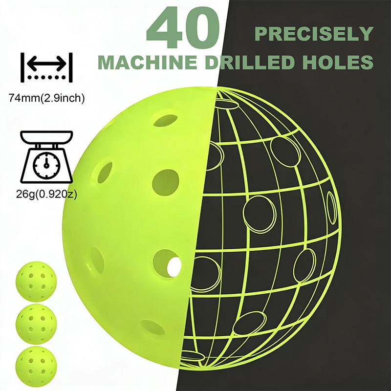 JH 2026 JH New Arrival Rotational X-40 Pickleball Balls Outdoor 40 ...