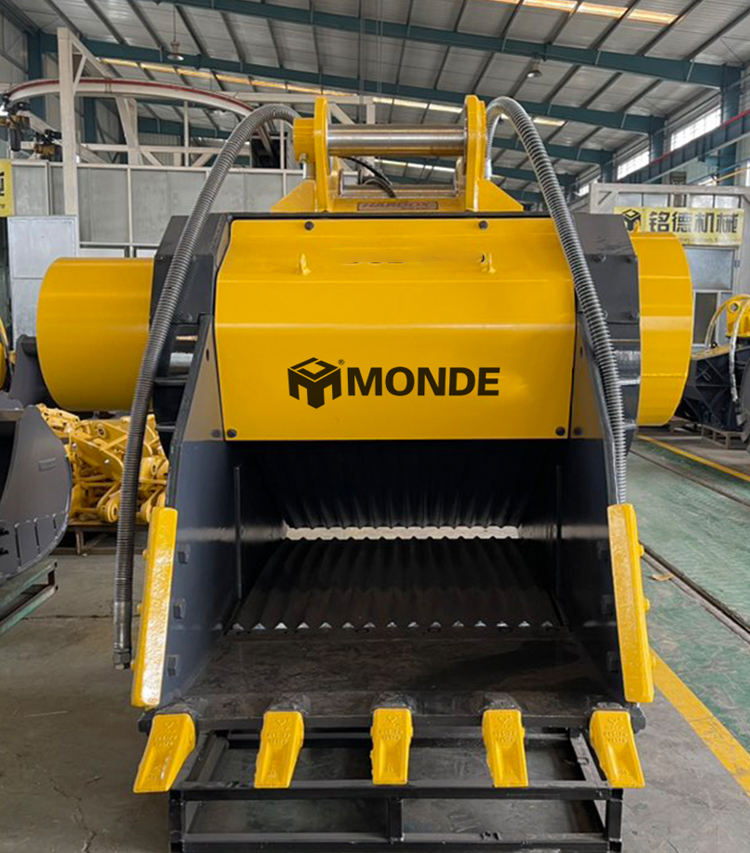 Reverse Function Hydraulic Crusher Bucket Excavator Rock Stone Crushing ...