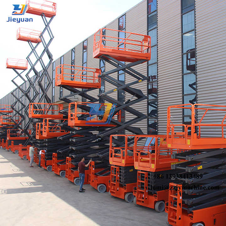 Compact Electric Hydraulic Aerial Lift Platform Multifunctional ...