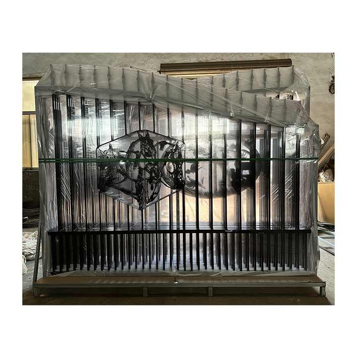 14ft/16ft/20ft Driveway Gate with Tree Arts Outdoor Large Luxury Double ...