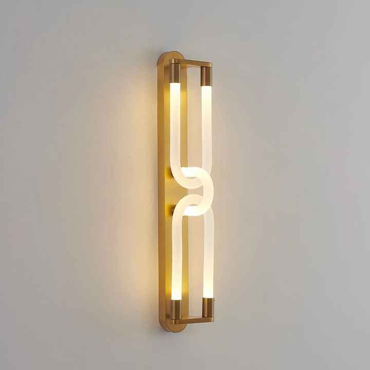 Modern Luxury Interlocking U Shaped Tubes LED Sconce Wall Lamp
