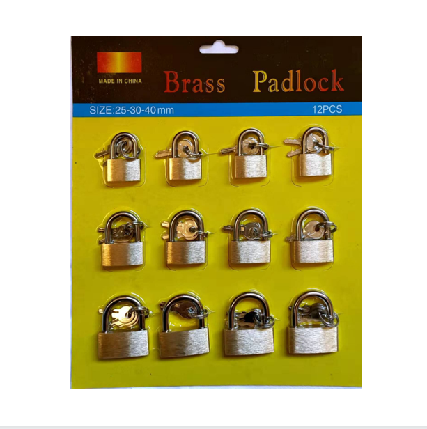 Mini Cheap Small Brass Padlock - Ideal for Luggage Security
