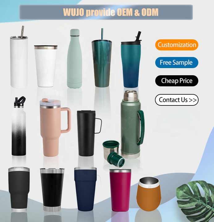 Double Walled Vacuum Insulated Stainless Steel Travel Flasks Thermos ...