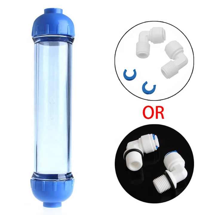 T33 Inline Refillable Empty Plastic Water Filter Cartridge