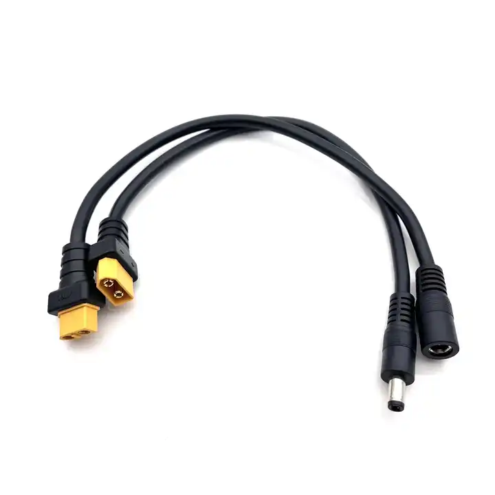 WE-POLUJ 5525 DC Male Plug Cable DC 5.5MM X 2.5MM Pigtails Connector ...