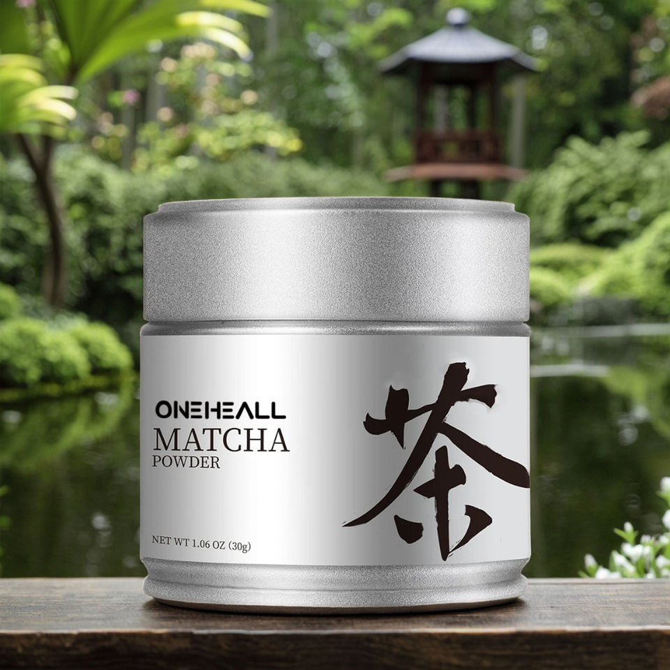 Organic Pure Nature Matcha Green Tea Powder Temperature-Brew 12-Month ...