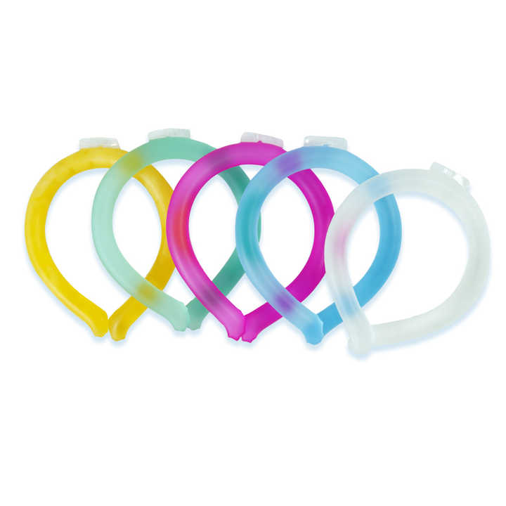 Different Colors Wearable Cooling Neck Tube Portable PCM/TPU Neck Ice ...
