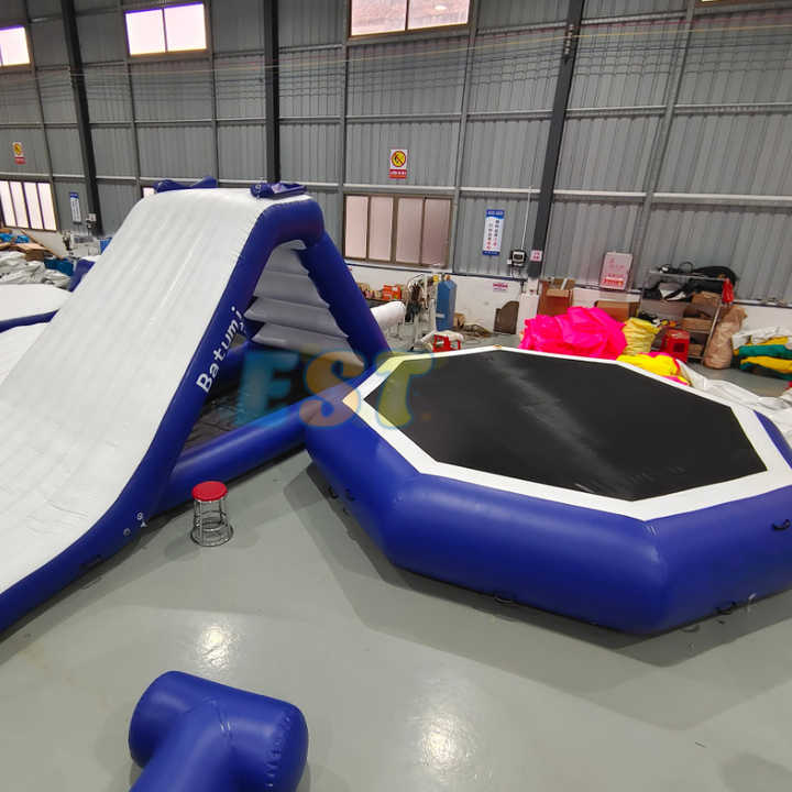 Customized Pvc Inflatable Water Trampolines Summer Floating Jump ...