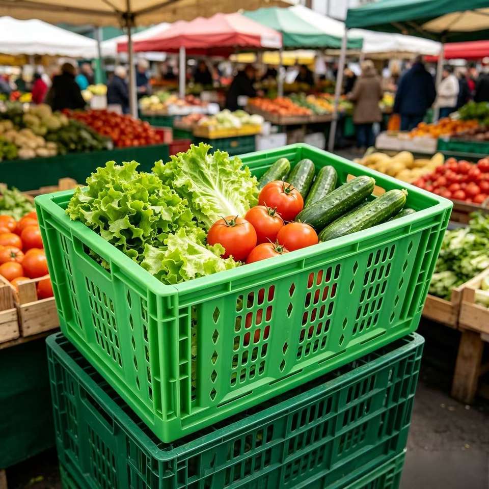 Foldable Plastic Storage Container for Fruit Packing| Alibaba.com
