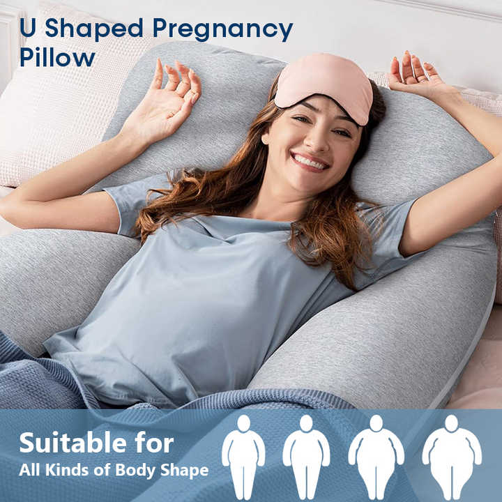 Yatone U Shape Body Pillow - Comfort and Support for Pregnancy