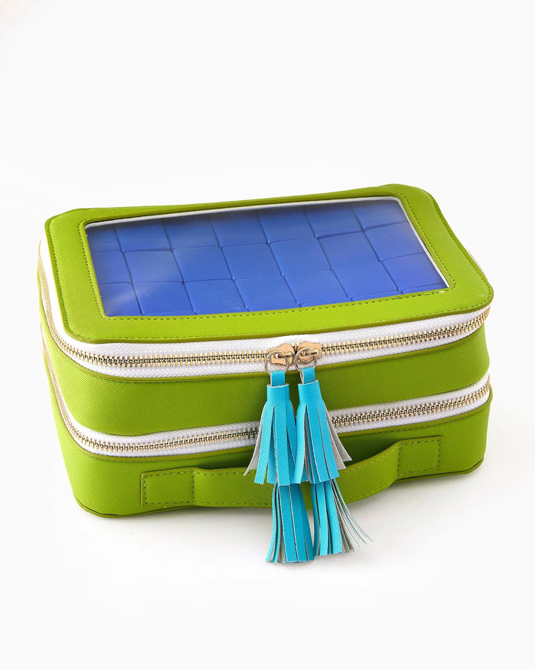 Custom Portable Mahjong Rummy Carrying case Vibrant Stunning Mahjongg ...