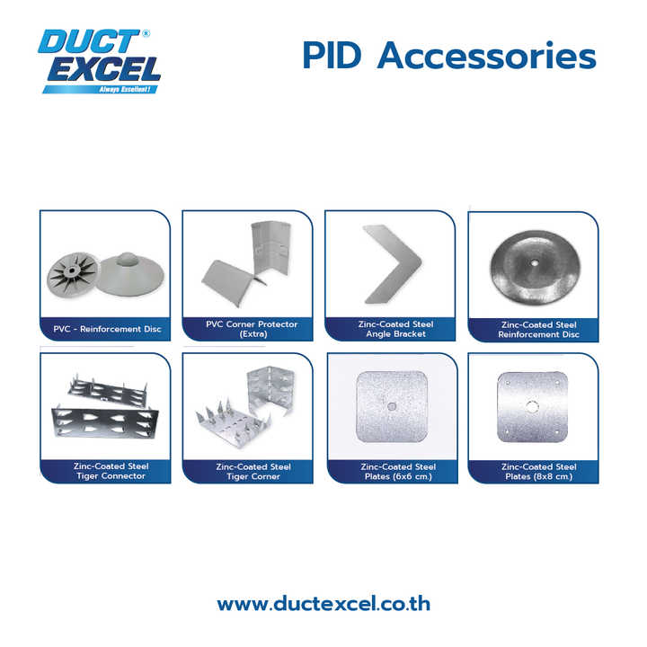 Premium Quality Duct Excel ACS-1004 Zinc-Coated Steel Tiger Corner ...