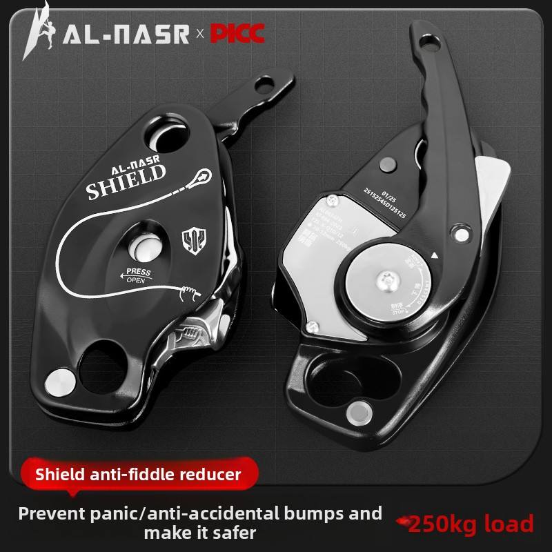 Shield Descender High-Altitude Fall Protection Device - Anti-Panic ...