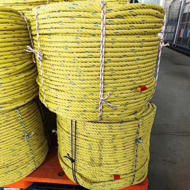 Supplier Uv Resistant Rope Yellow Color 3 Strand Twisted Polypropylene ...