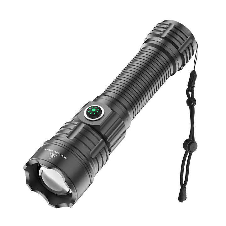 Rechargeable P70 LED Flashlight with 1000+ Lumens & IP68 Waterproof