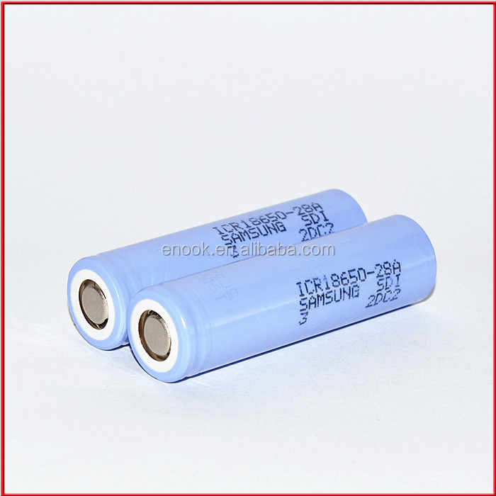 Genuine Lithium Ion Battery Cell ICR18650 Battery 3.7v 18650 2800mah Series for Sam 18650 28A ...