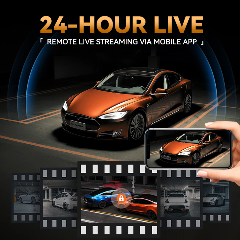 Lenovo Car Recorder - 4K WiFi Night Vision Dashcam