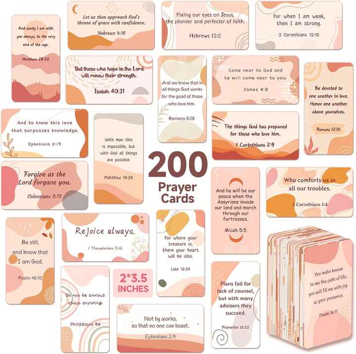 Scripture Cards with Bible Verses Christian Encouragement Cards for ...