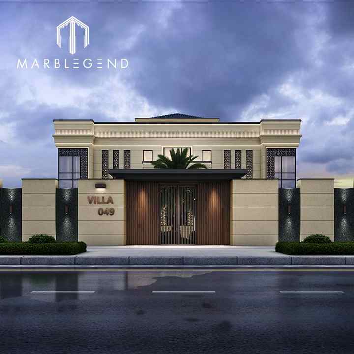Custom Villa Project - Natural Stone Exterior Wall Cladding