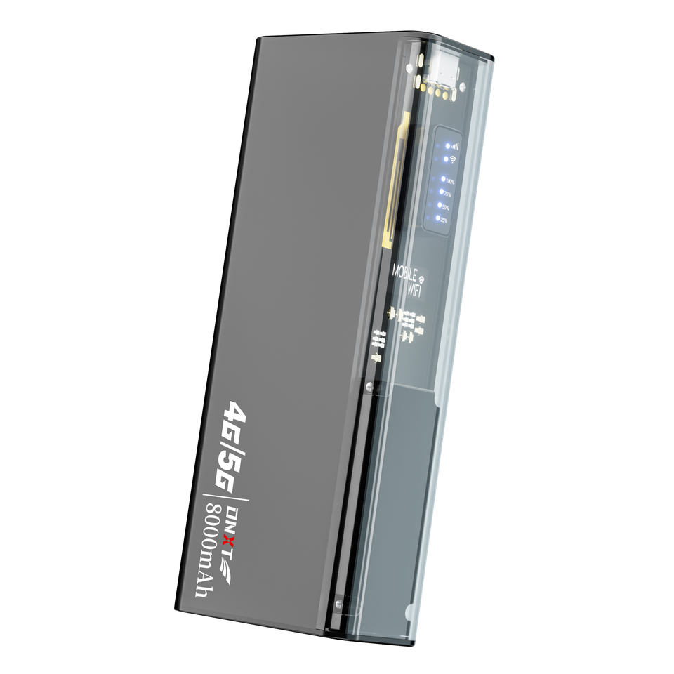 150Mbps 4G SIM Router Modems 10000mAh Lithium Battery Dual-Band 2.4G/5G ...