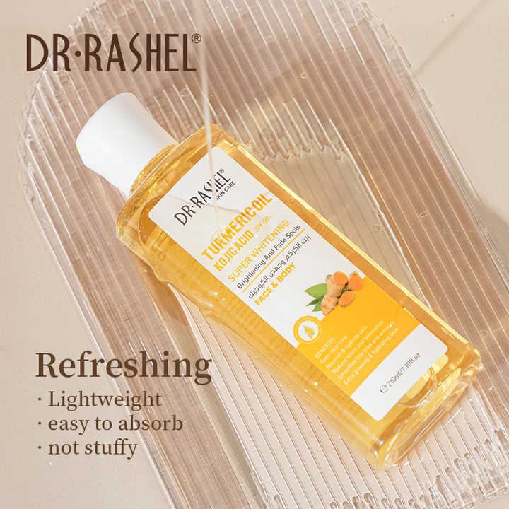 DR RASHEL Kojic Acid & Turmeric Oil - Anti-Aging Benefits