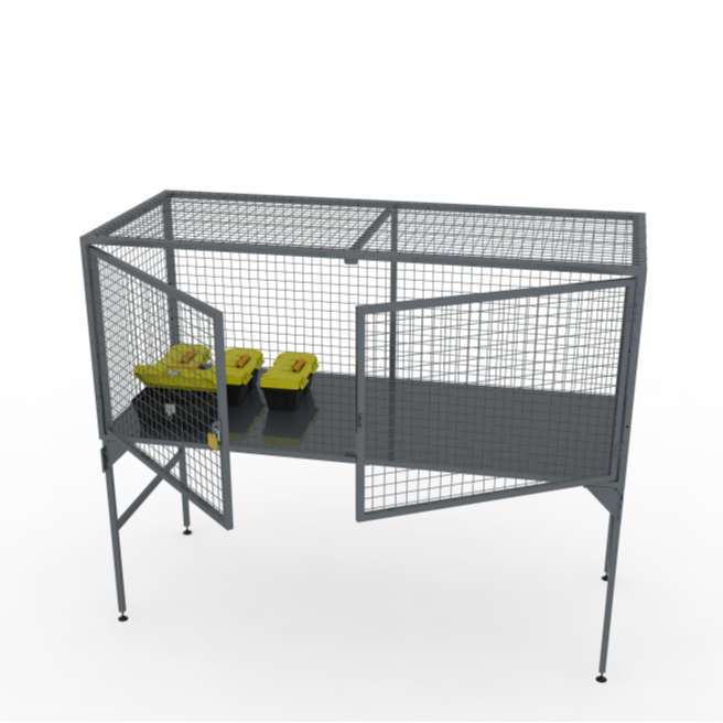 Secure Durable 200kg Loading Capacity Carpark Vault Car Bonnet Storage ...