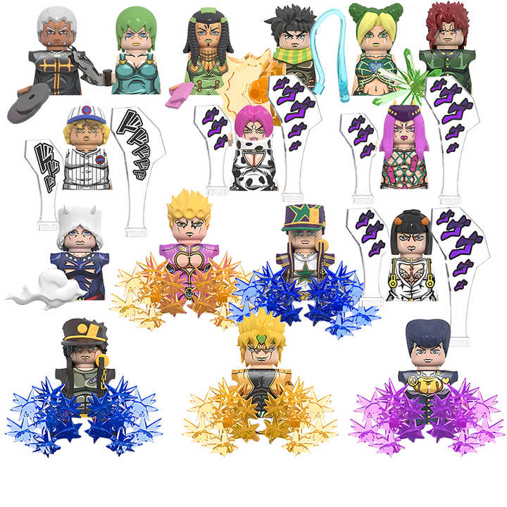 NEW Anime JoJo's Bizarre Adventure Kujo jotaro juguetes mini toys ...