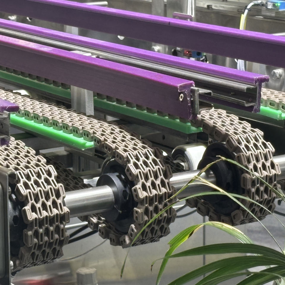 PLASTLINK New POM Flush Grid Modular Belt Flexible Chain Conveyor for ...