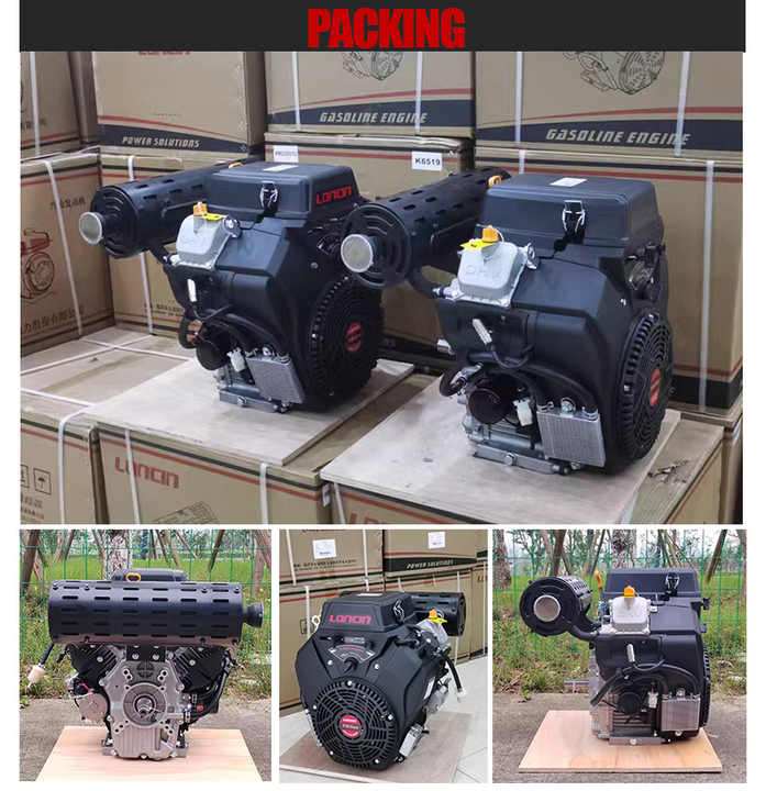 Loncin LC2V80 764CC 25HP Air-Cooled V Twin Gasoline Engine OEM