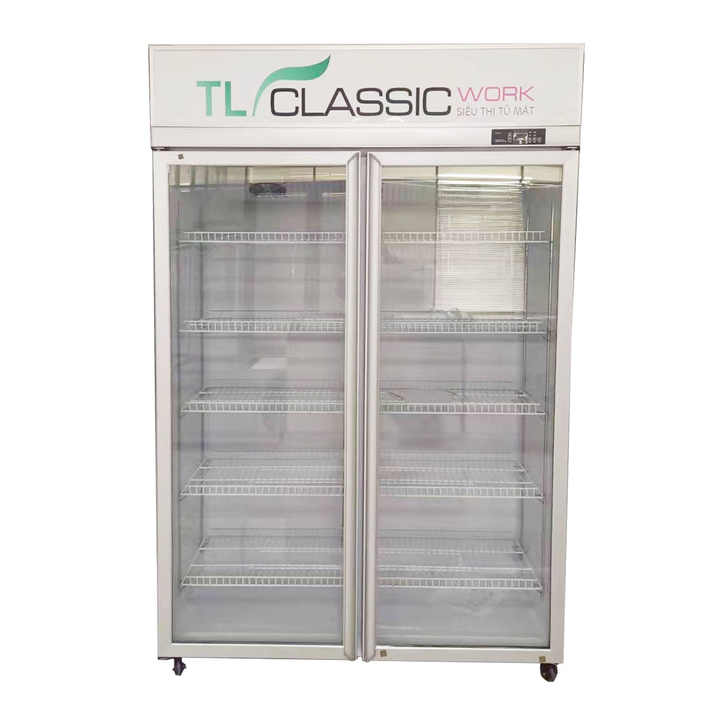 VICTORY KITCHEN High Quality Beverage Milk Cooler Upright Freezer ...