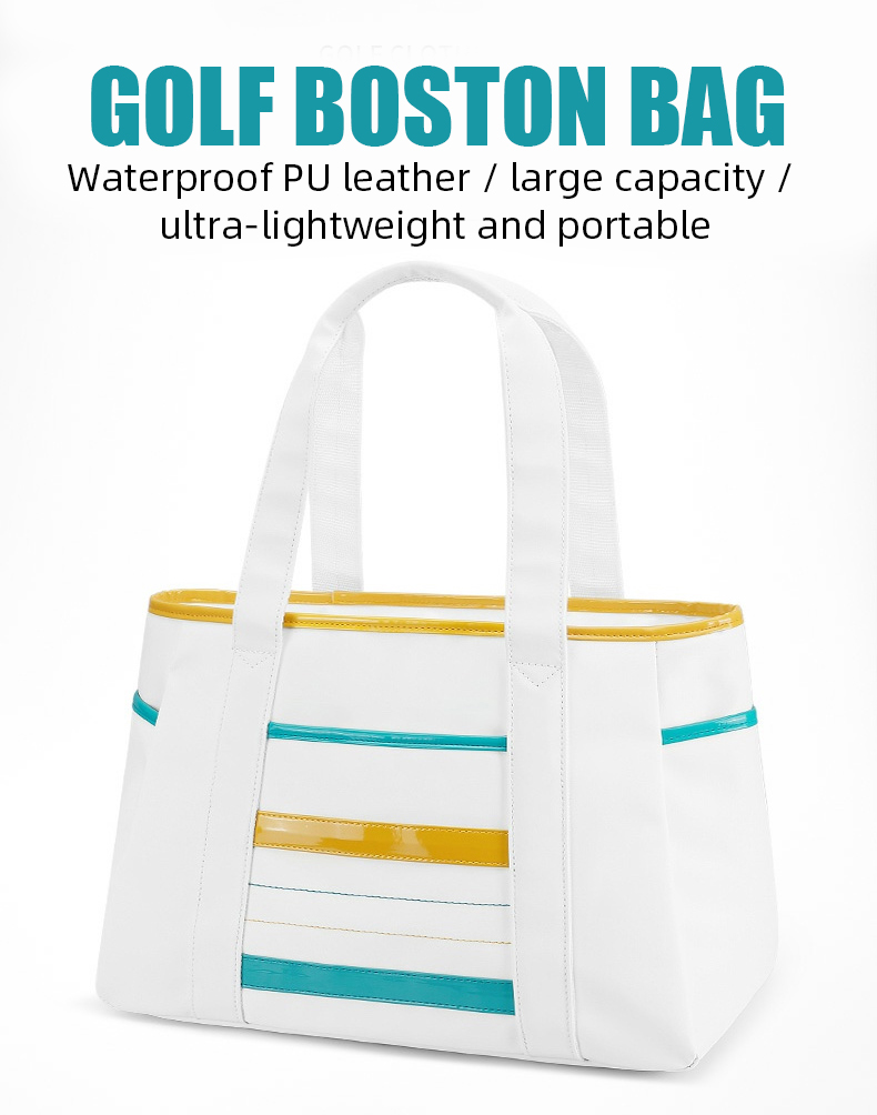 PGM YWB025 waterproof lightweight golf clothes bag women boston bag pu ...