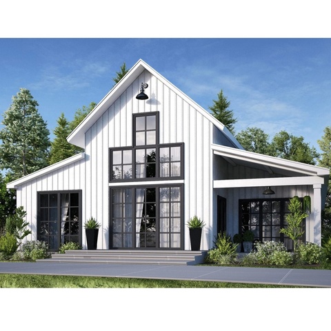 Prefabricated Steel Structure Barndominium Homes/Barndo House/ Metal ...