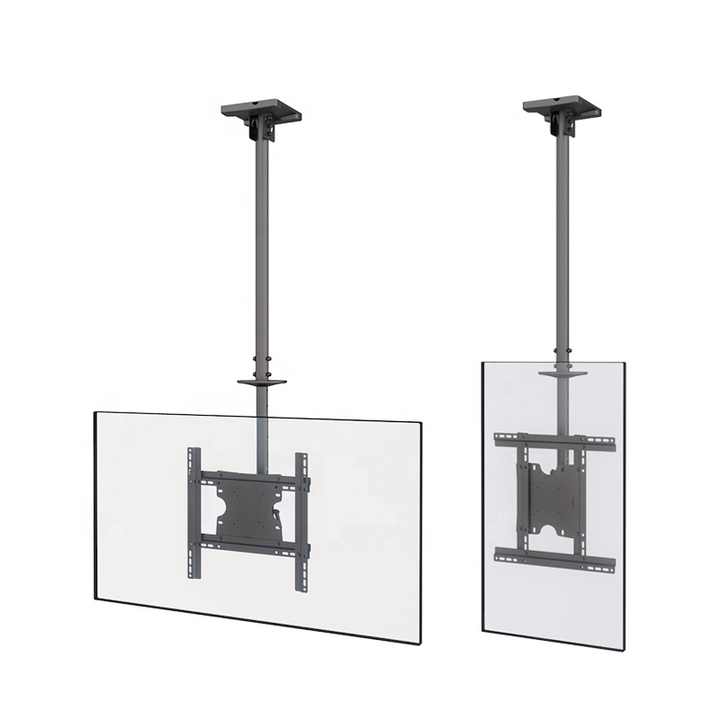 Eaglesmounts Portrait Landscape Ceiling TV Mount - 90° Rotation