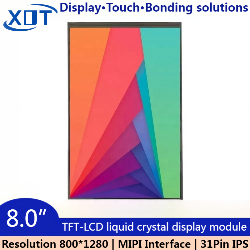 8 Zoll MIPI DSI TFT LCD Display Screen 800x1280 Resolution ILI9881C ...