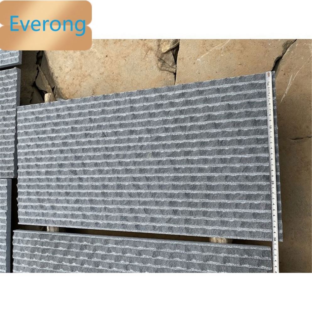 Natural Black basalt exterior stone cladding Stones For Construction ...