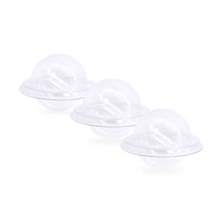 In Stock Bath Bomb Boxes - Clear Clamshell for Cosmetics